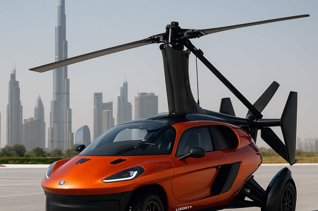 Sharjah Unveils PAL-V Flying Car